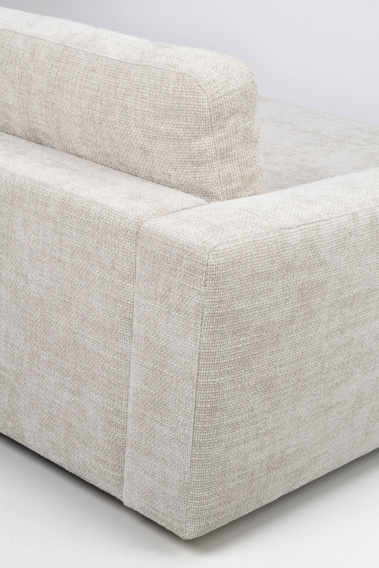 DUNCAN Soffmodul 1,5-sits schäslong V/fåtölj ljusgrått tyg (k3) - Stort utbud hos Em home